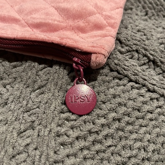 ipsy | Bags | Ipsy Glam Bag Pink Velvet | Poshmark